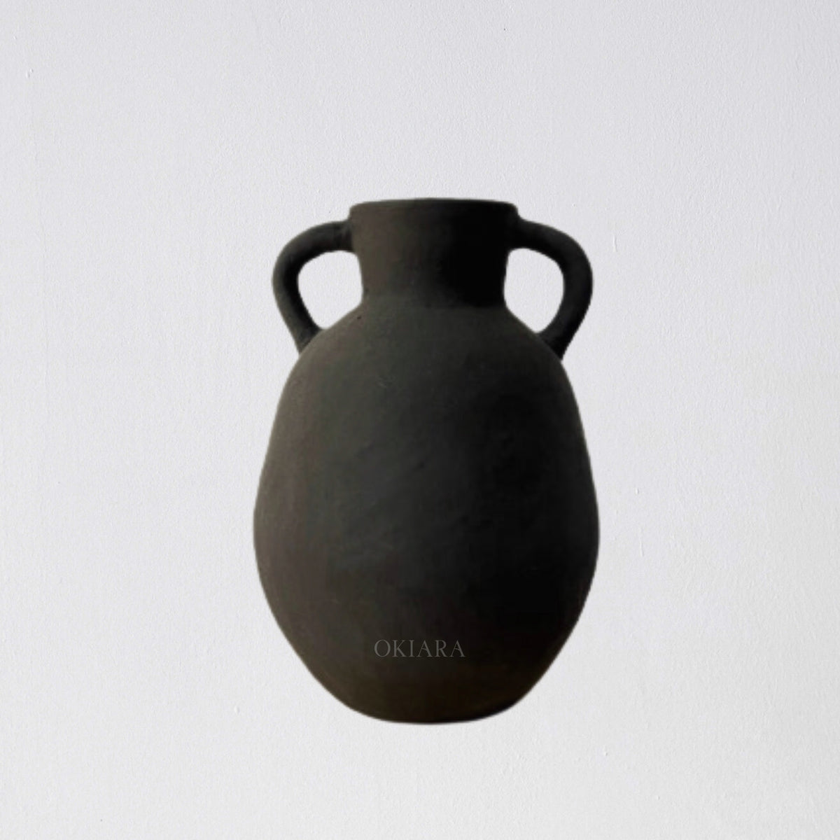Amphora Vessel Black | Large - Okiara
