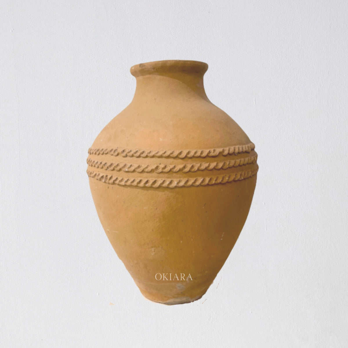 Atum Vessel |Terracotta Brown Large - Okiara